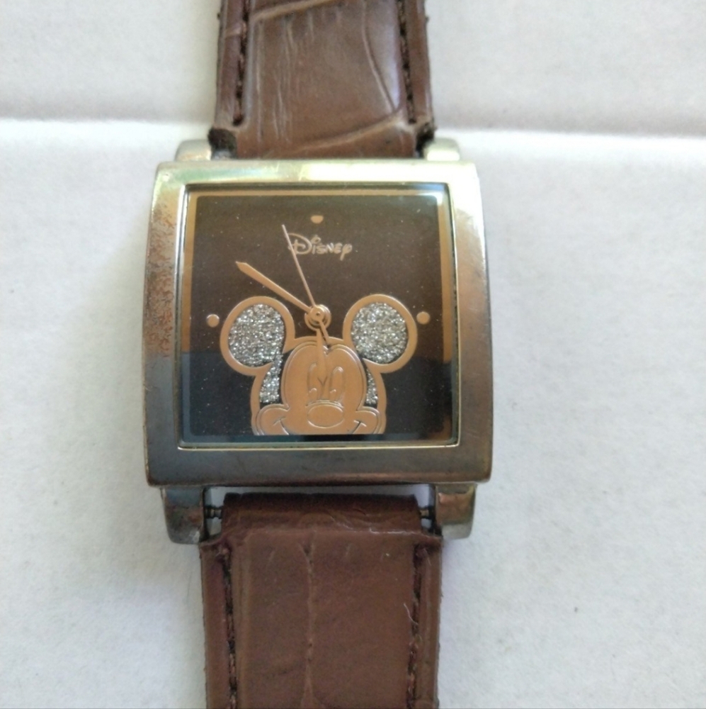 Vintage 1996 Disney Accutime Mickey Mouse Face Wrist … - Gem
